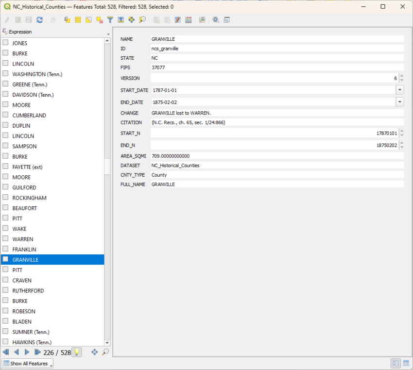 Genealogy GIS HOWTO: Create a Historical County Boundaries Map in QGIS ...