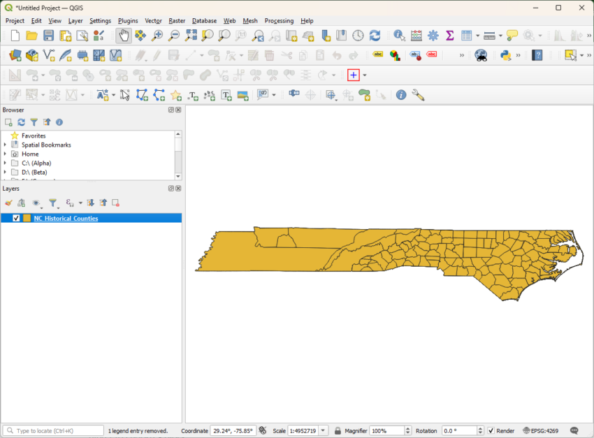 Genealogy GIS HOWTO: Create a Historical County Boundaries Map in QGIS ...